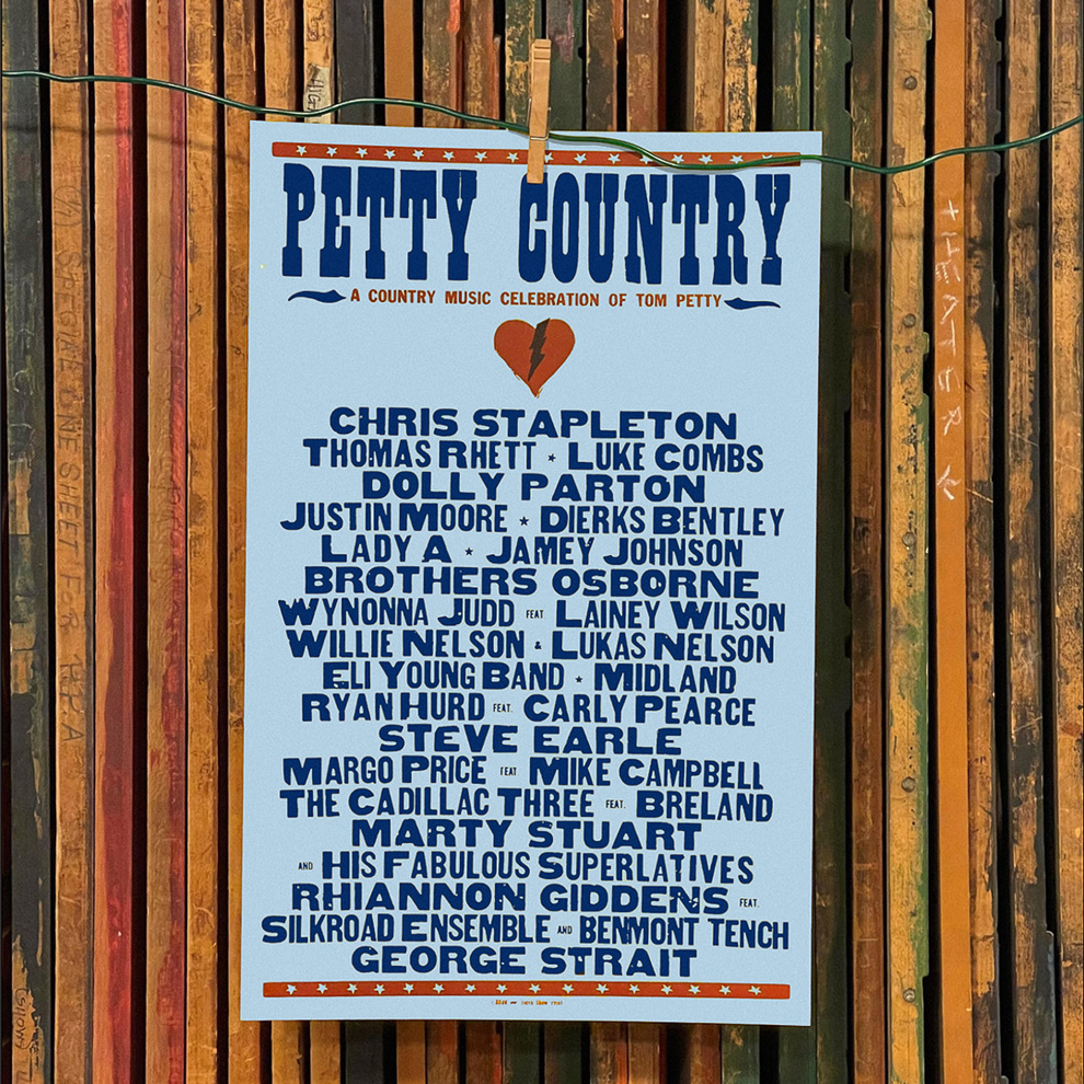 Petty Country x Hatch Show Print #2 – Tom Petty